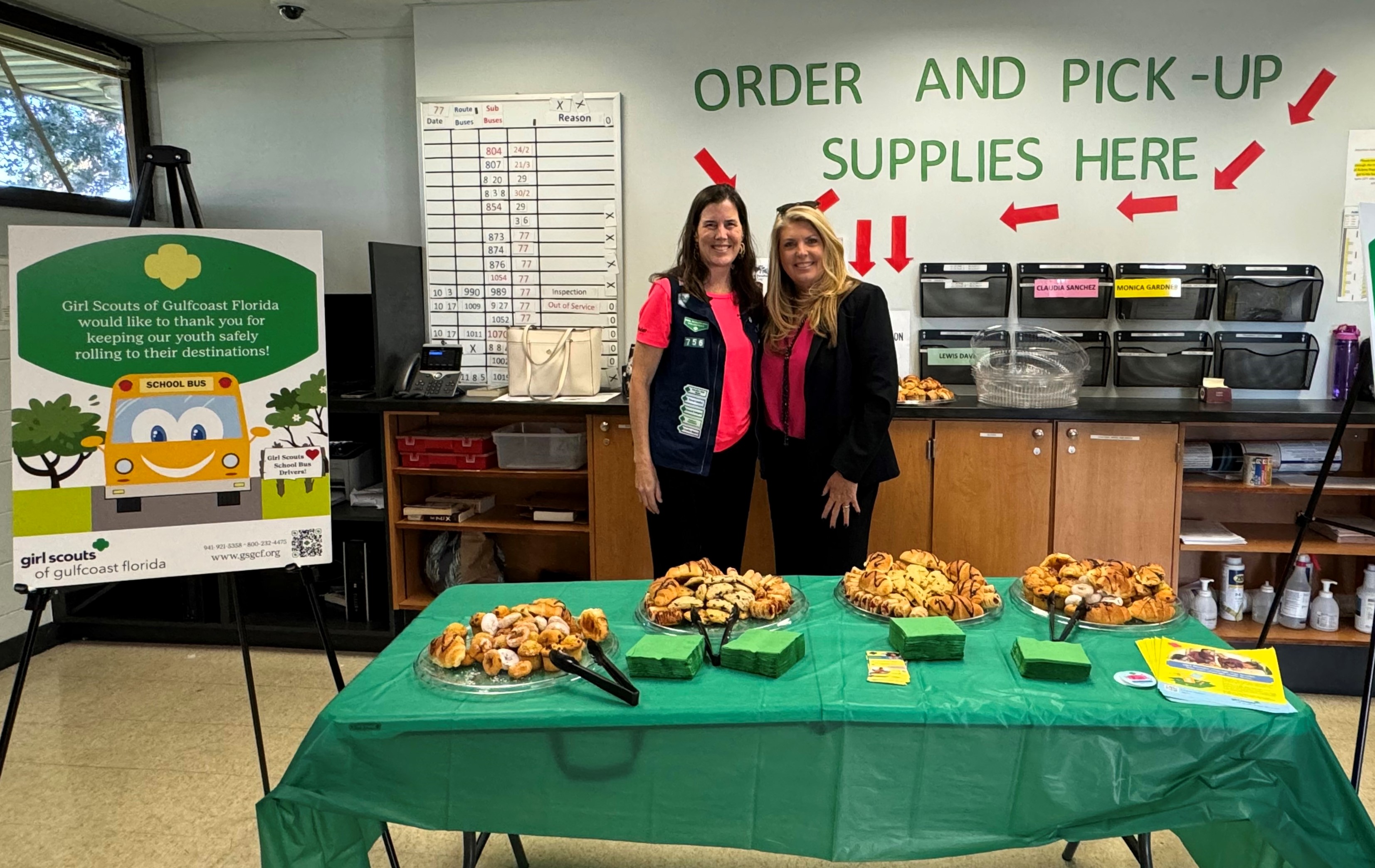 Girl Scouts Show Appreciation to School Bus Drivers During National ...